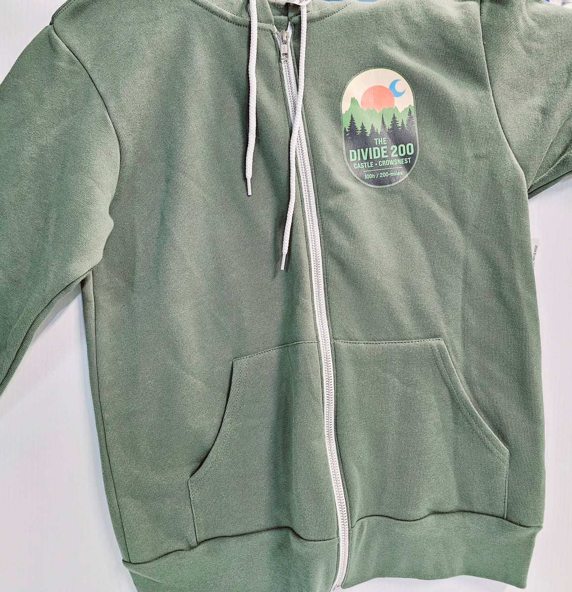 Divide 200 Zip Hoodie w/Nature Pill (Military Green) - Unisex ...